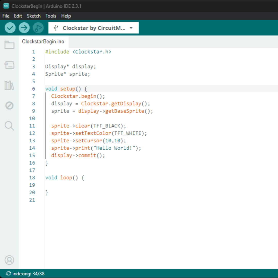 Advanced Clockstar Coding Using Arduino Ide Cmr Guide And More