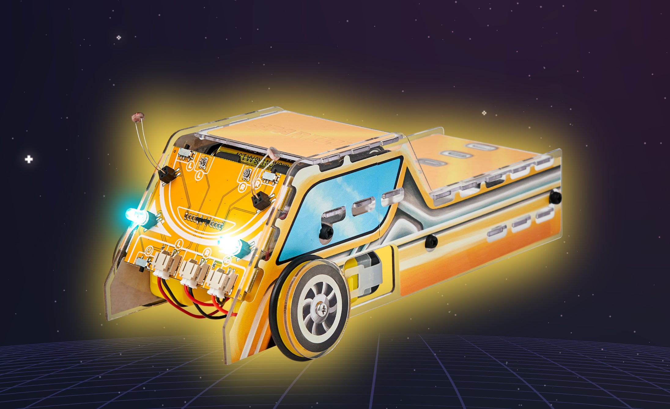 Sparkly Folleto del creador | lang-es and more | CircuitMess